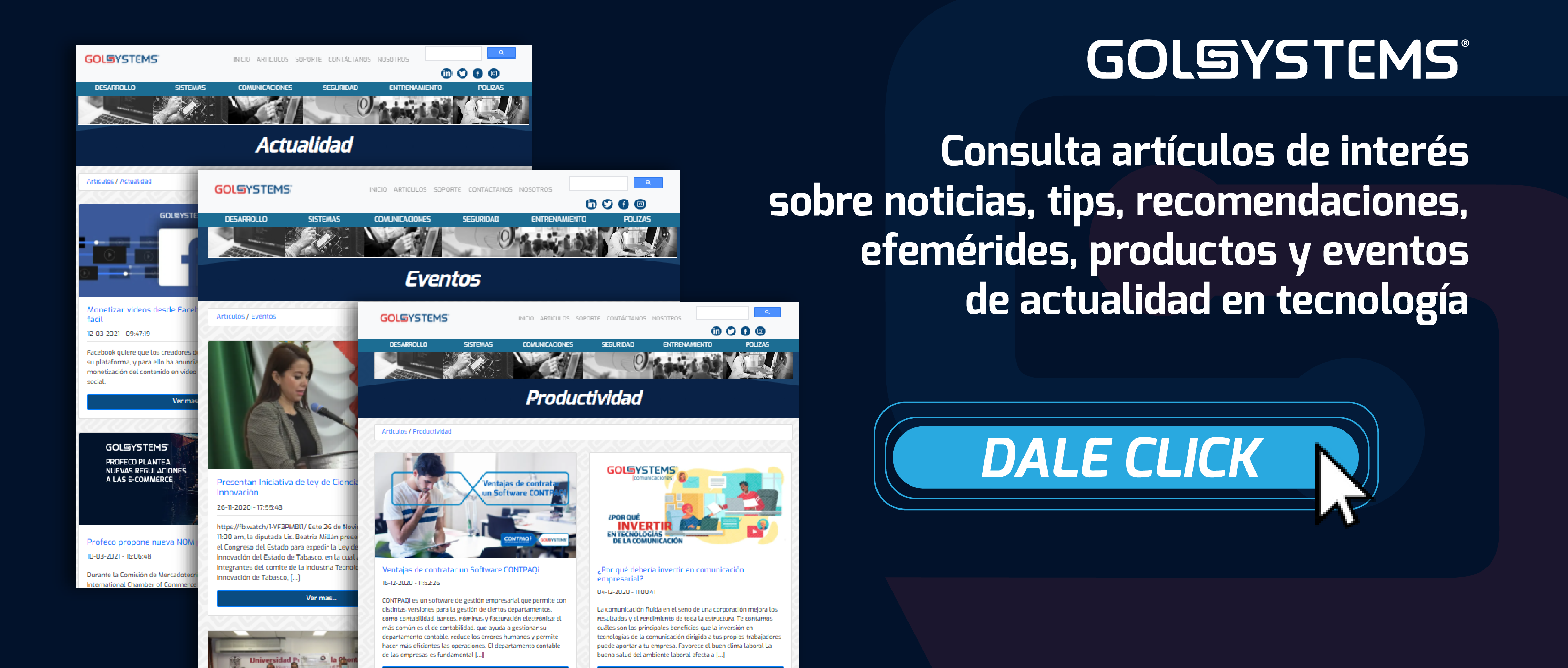 GOLSYSTEMS - INICIO